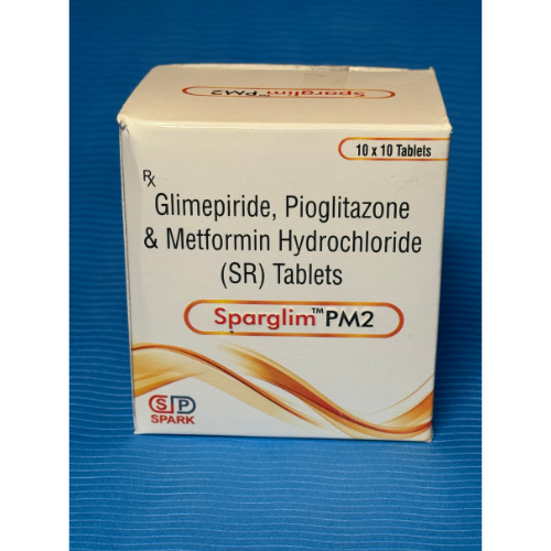 SPARGLIM PM2 SALT COMPOSITION Glimepiride (2mg) + Metformin (500mg ...